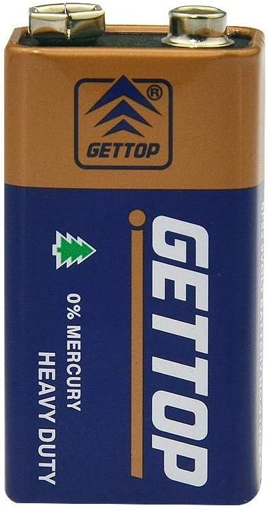 6B5 Gettop 9V Heavy Duty Battery (1PCS) – Blue PCB Electronics