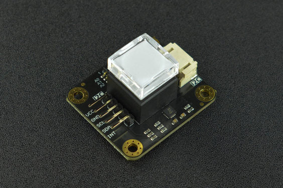 Gravity: I2C RGB LED Colorful Button Module DF – Blue PCB Electronics