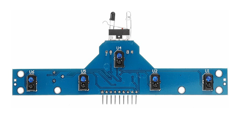 82 Five road tracing module tracing sensor 5 functions to send routine – Blue PCB Electronics