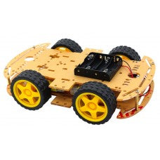4C000C 4WD Smart Robot Car Chassis Kits with Speed Encoder – Blue PCB ...