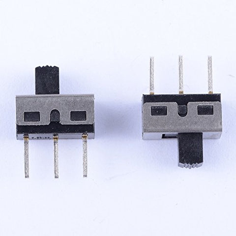 1D12 5mm High Knob Vertical Slide Switch 3 Pin 2 Position 1P2T SPDT Pa – Blue PCB Electronics