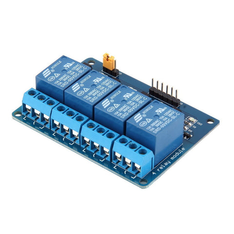 4 Channel 5V Relay Module Board – Blue PCB Electronics